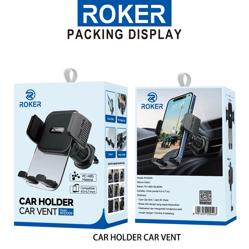 Jual Phone Holder ORIGINAL ROKER RHD001 / RHD002 / RHD003 / RHD004 ...