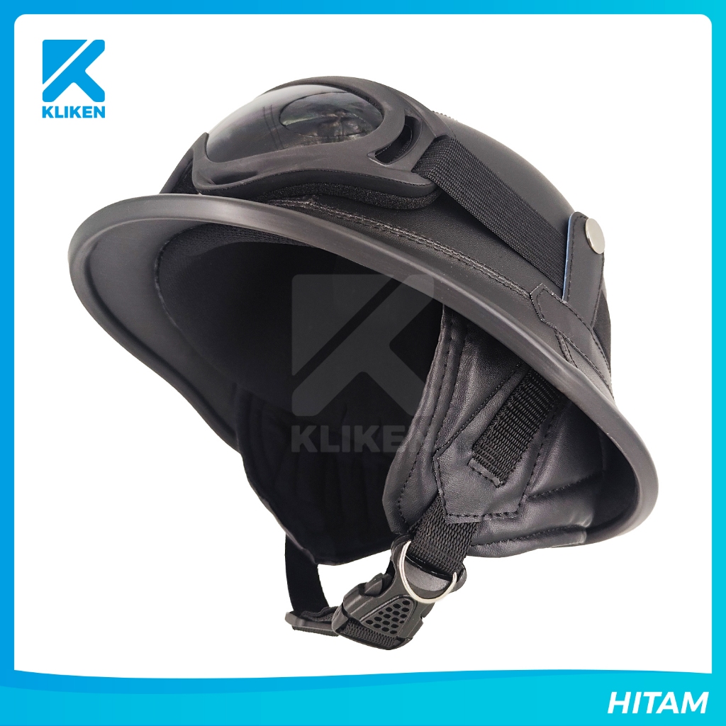 Jual Helm Jadul Retro Klasik Model Unik Kulit Sintetis Dewasa Variasi ...
