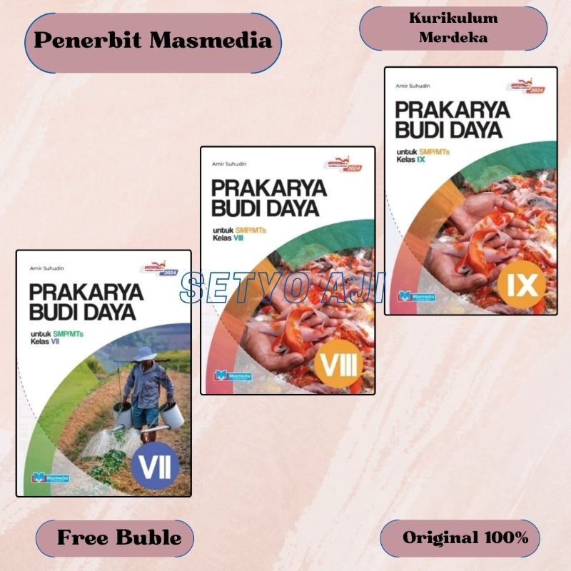 Jual Prakarya Budi Daya SMP Kelas 7 8 9 Kurikulum Merdeka Penerbit Masmedia | Shopee Indonesia