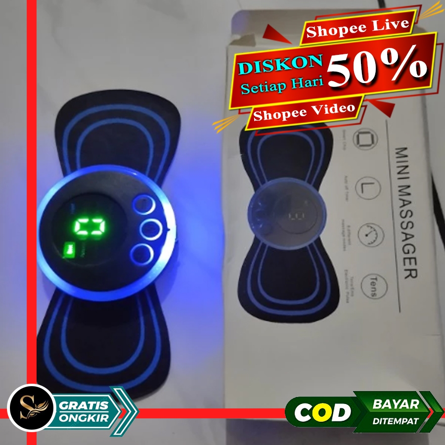 Jual Alat Pijet Elektrik Viral EMS Multifungsi Alat Pemijat Badan Terapi Electrik Mini Massager ...
