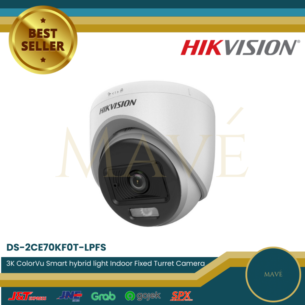 Jual HIKVISION DS-2CE70KF0T-LPFS 5MP 3K COLORVU INDOOR CAMERA | Shopee ...