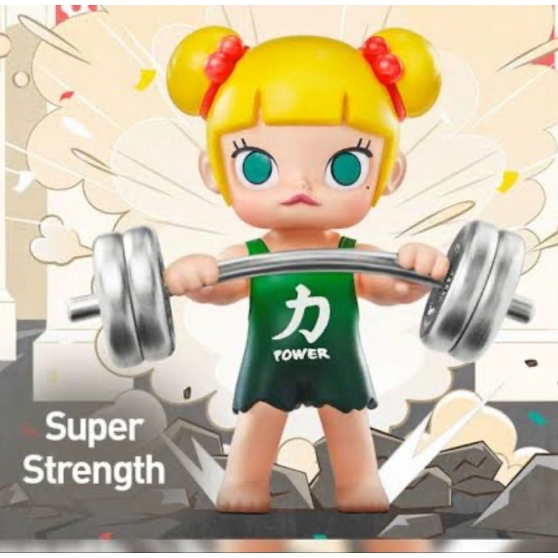 Jual Pop Mart Molly My Instant Superpower Super Strength Open Box ...
