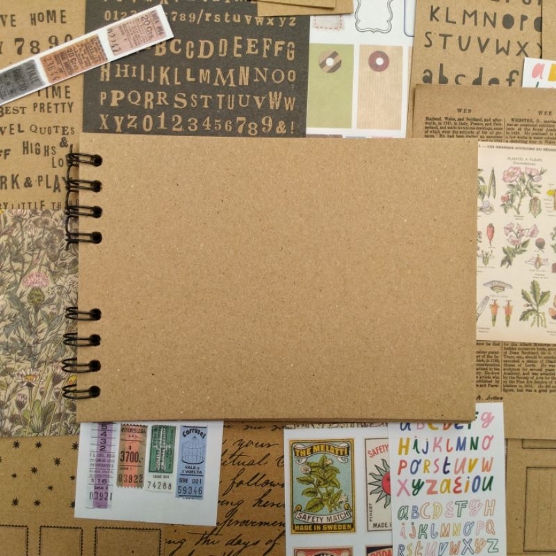 Jual Scrapbook nocover Eco NoCover - with freebies (non sticker ...