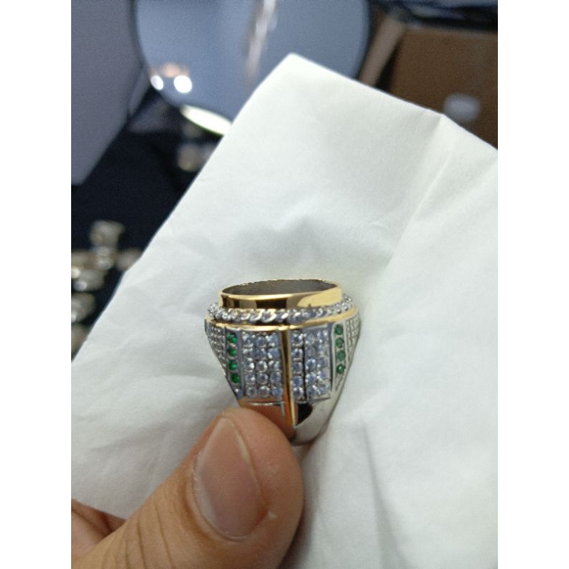 Jual ring perak semmimicro dimensi 19x15 | Shopee Indonesia