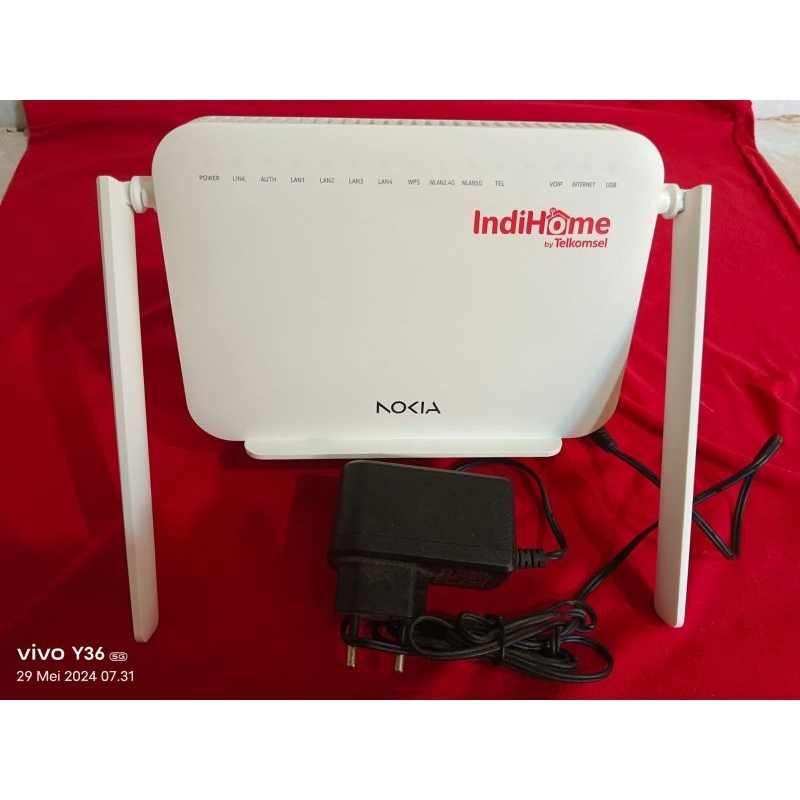 Jual Router Nokia model G-2425G-A port BIRU | Shopee Indonesia