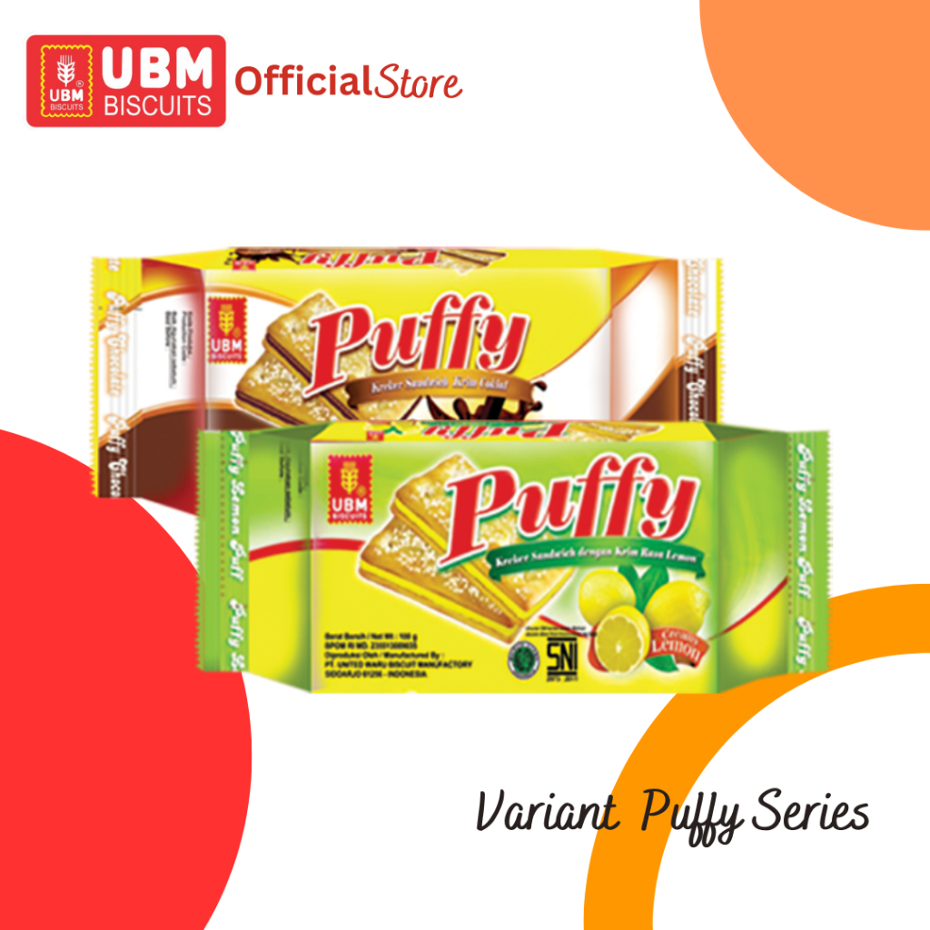 Jual UBM Biscuit Puffy Crackers Series 100 gr | Shopee Indonesia