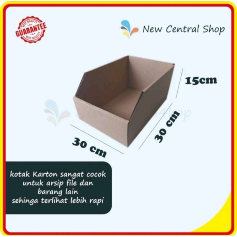 Jual kotak file arsip karton/box file UK 30x30x15 | Shopee Indonesia