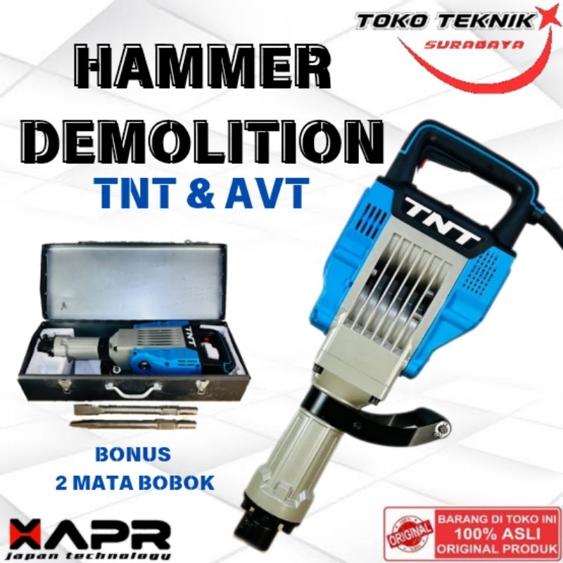 Jual PROMO AP150 MESIN BOBOK ASPAL APR HAMMER DEMOLITION A150 TNT ...