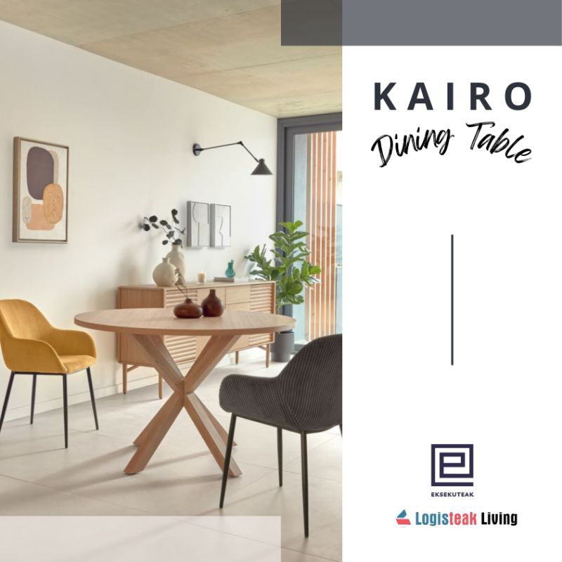 Jual Meja Makan Jati | Kairo Dining Table | Shopee Indonesia