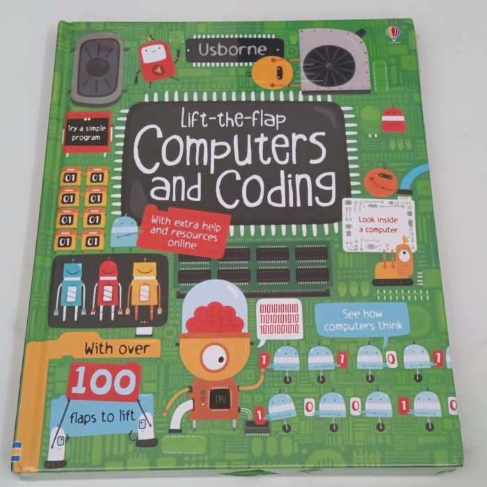 Jual ORIGINAL USBORNE BOARD BOOK BUKU COMPUTERS AND CODING LIFT THE FLAP EDUKASI ANAK KIDS ...
