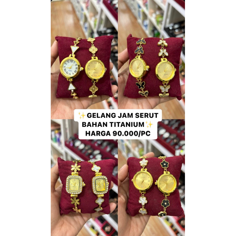Jual Jam Gelang Serut Titanium | Shopee Indonesia