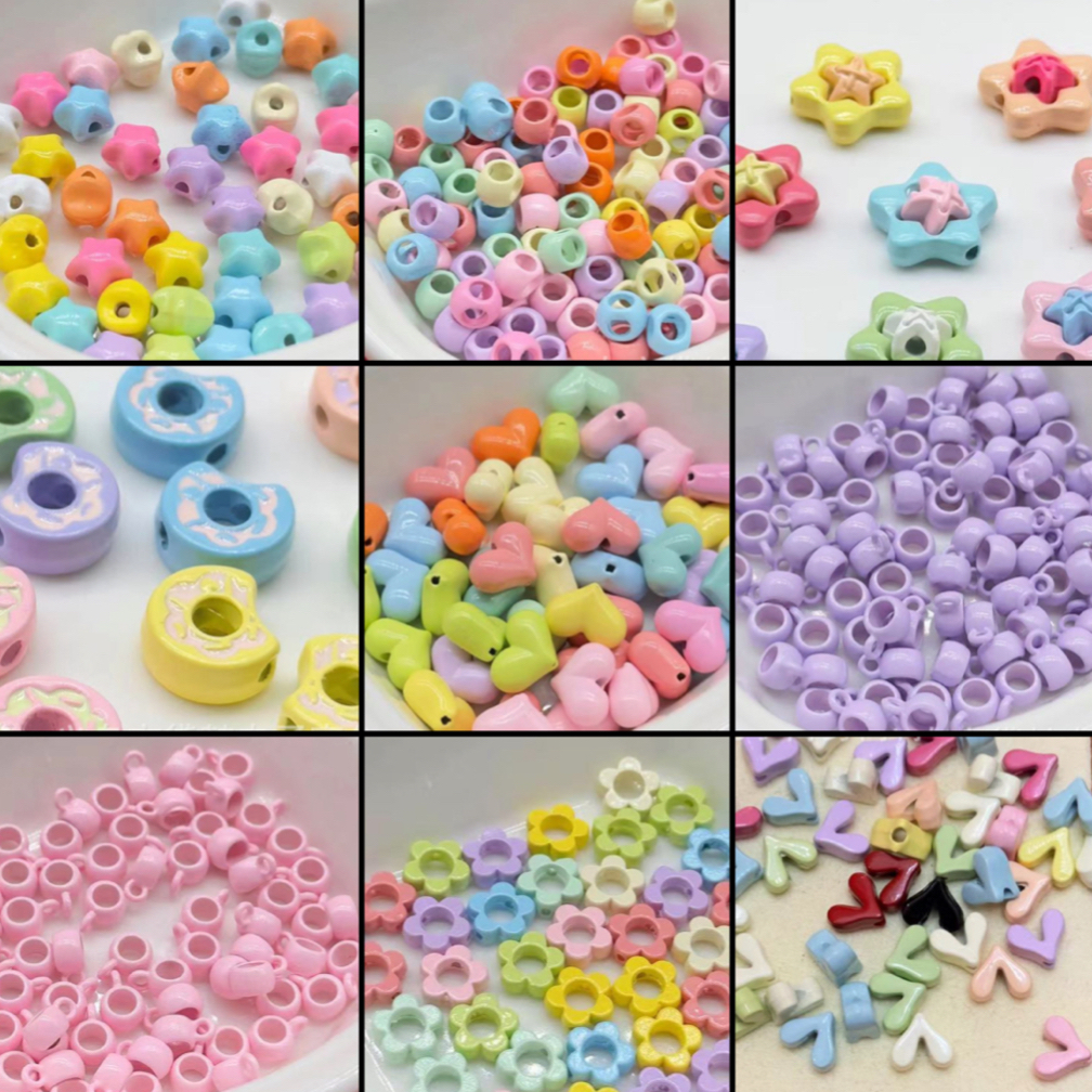 Jual Manik Metal Warna Pastel / Pastel Color Alloy Beads / Manik 4 ...