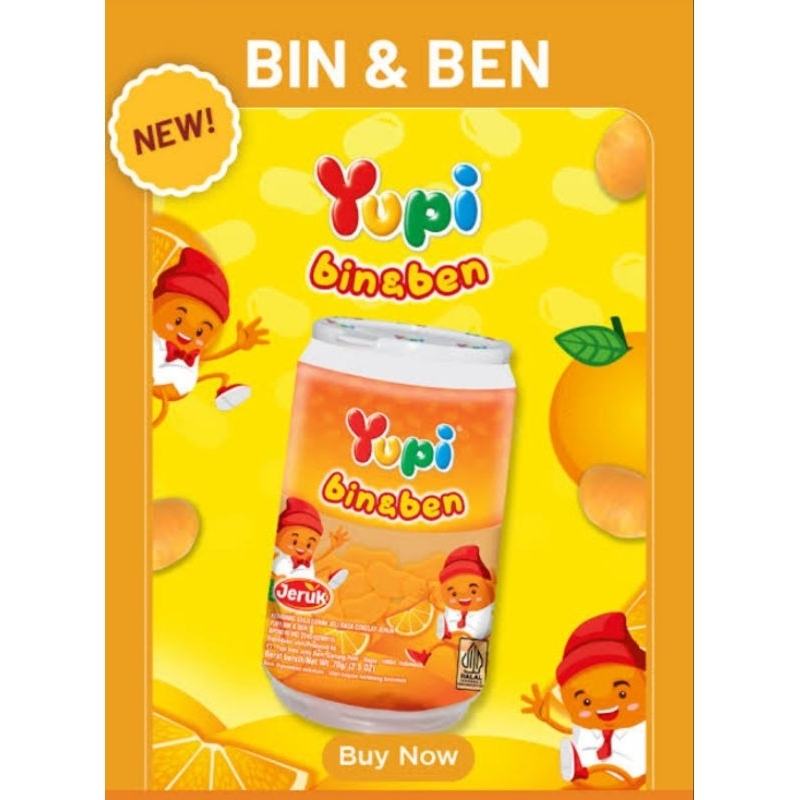 Jual Yupi Calci bean / BinBen 70 gram ( botol ) | Shopee Indonesia