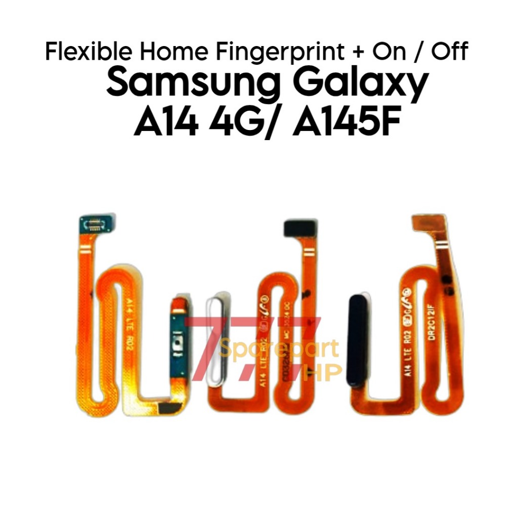 Jual Flexible Fingerprint + Tombol Power On Off Samsung Galaxy A14 4G ...