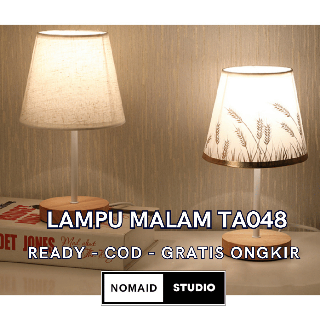 Jual Lampu Tidur Aesthetic Minimalis - Lampu Meja Vintage Classic Motif ...