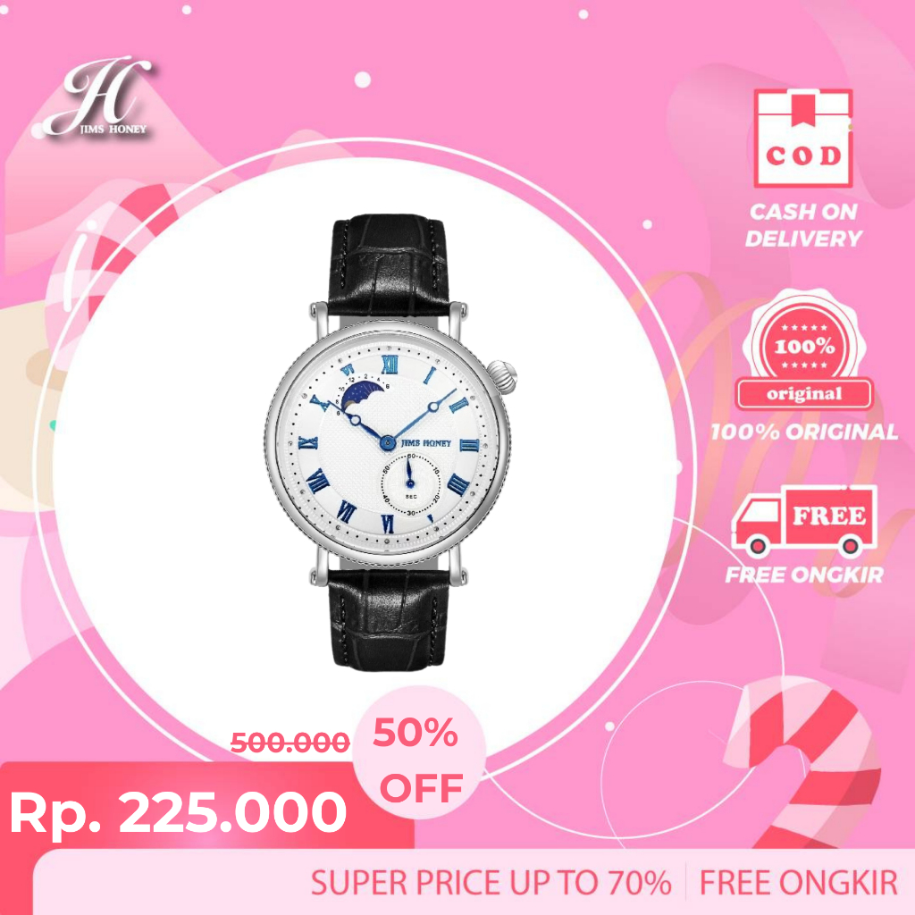 Jual JIMS HONEY JAM TANGAN PRIA JT 8314 (FREE BOX+BATERAI) | Shopee ...