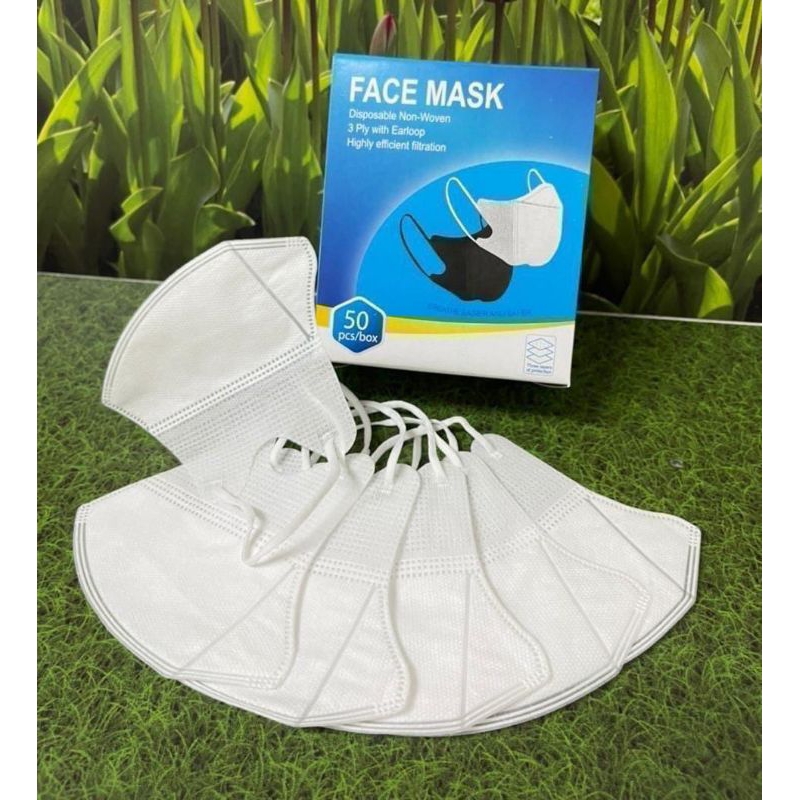 Jual Masker Duckbill Face Mask 3 Ply Disposable Face Mask Isi 50 Pcs ...
