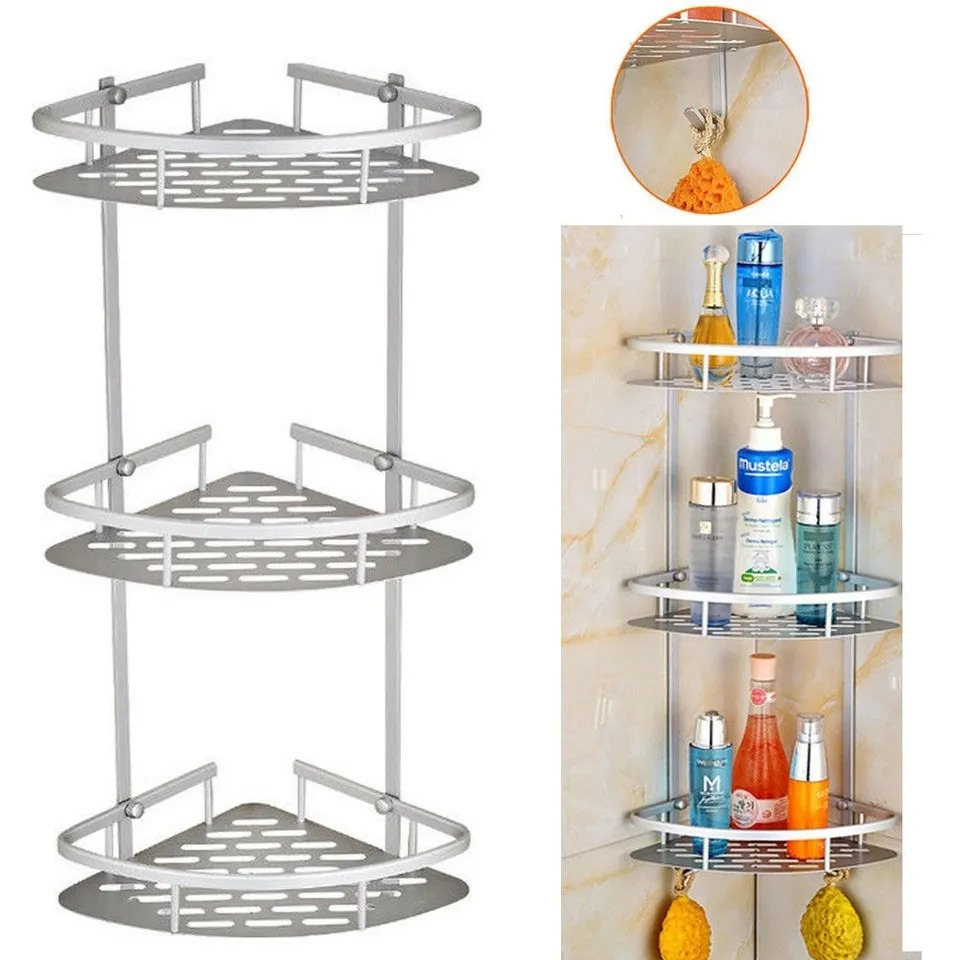 Jual Rak Sudut Kamar Mandi 3 Susun Rak Sudut 3 Susun Pojok Kamar Mandi ...
