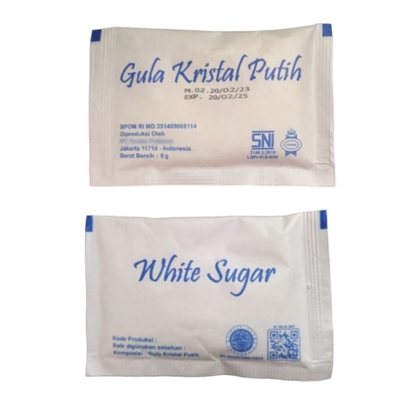 Jual Gula Pasir Sachet / Gula Sachet / White Sugar | Shopee Indonesia