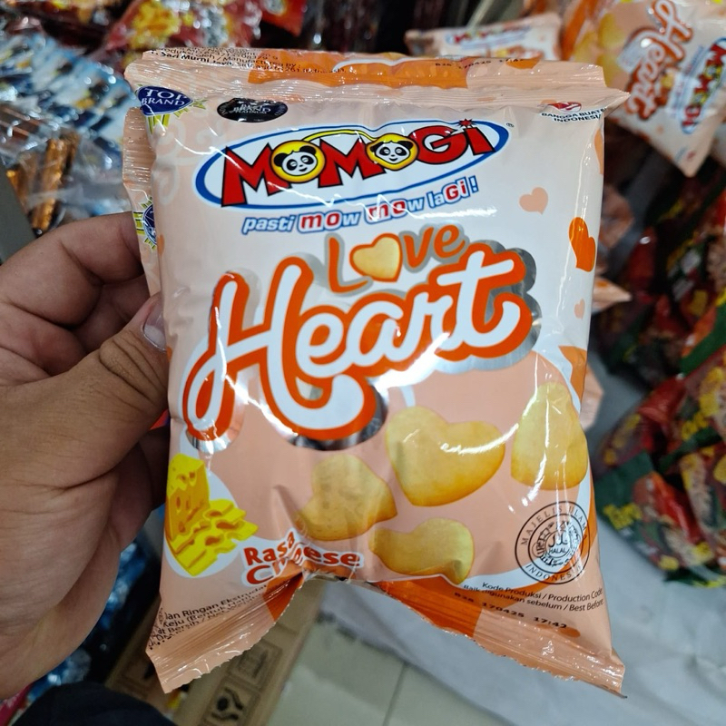 Jual MOMOGI LOVE HEART Cheese 20gr x 5pcs | Shopee Indonesia
