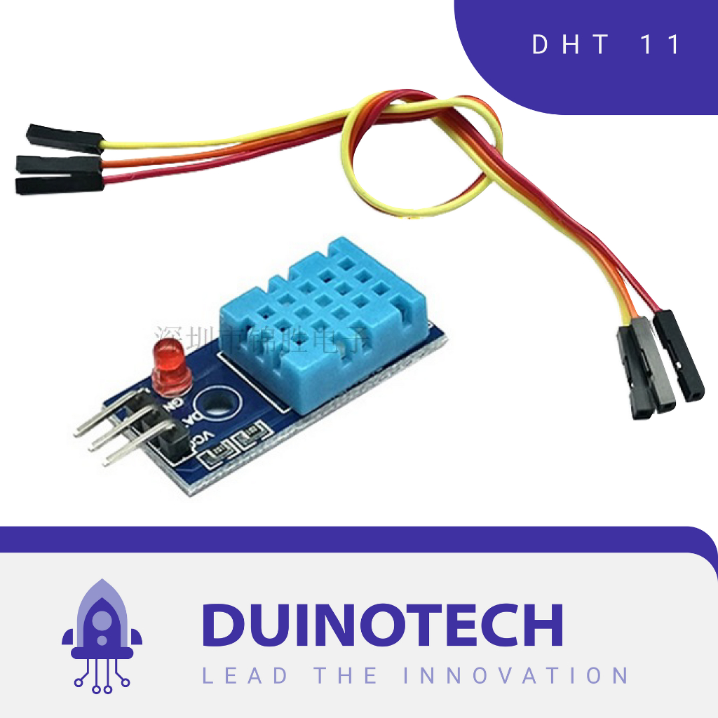 Jual Modul DHT11 Sensor Suhu Dan Kelembaban + Kabel | Shopee Indonesia