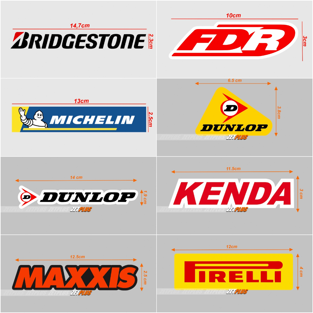 Jual STIKER SPONSORSHIPS (LOGO BAN) / sticker otomotif sport racing ...