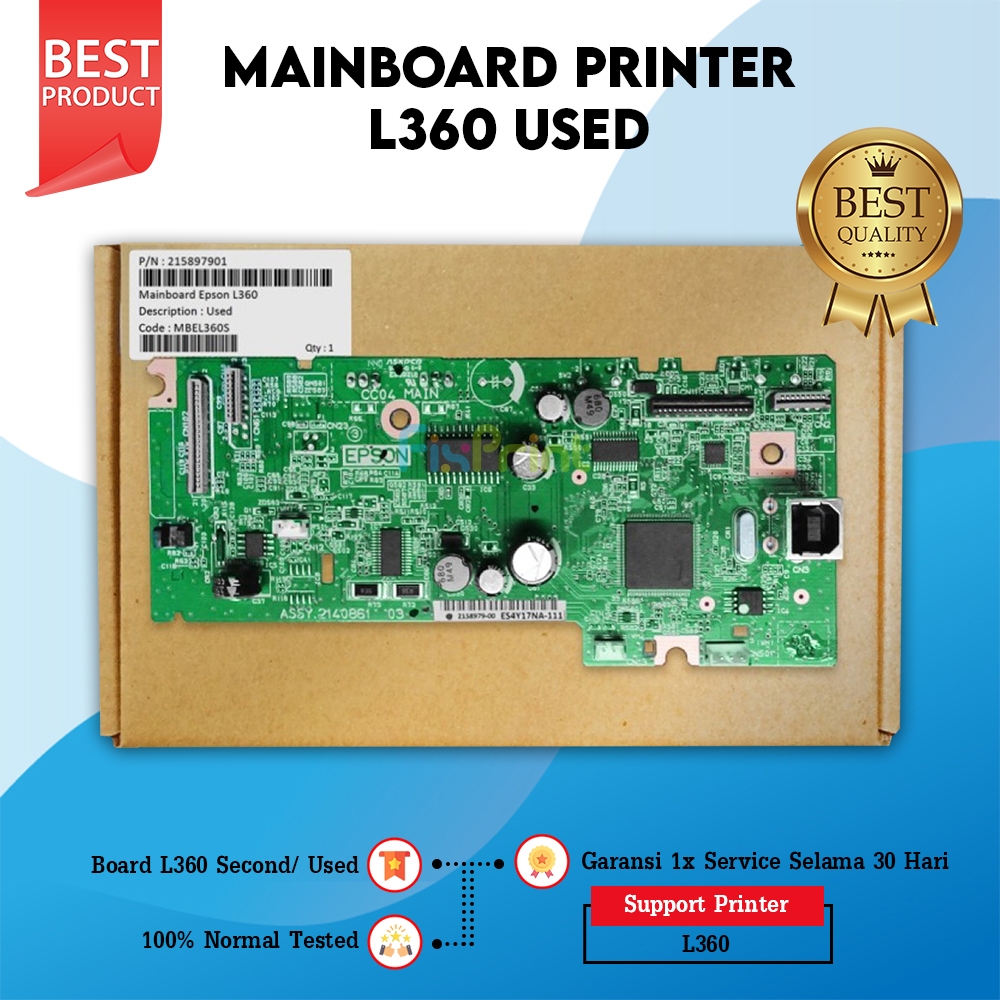Jual Board Printer Epson L360 L110 L210 L220 L300 L310 L350 L355 L360 ...