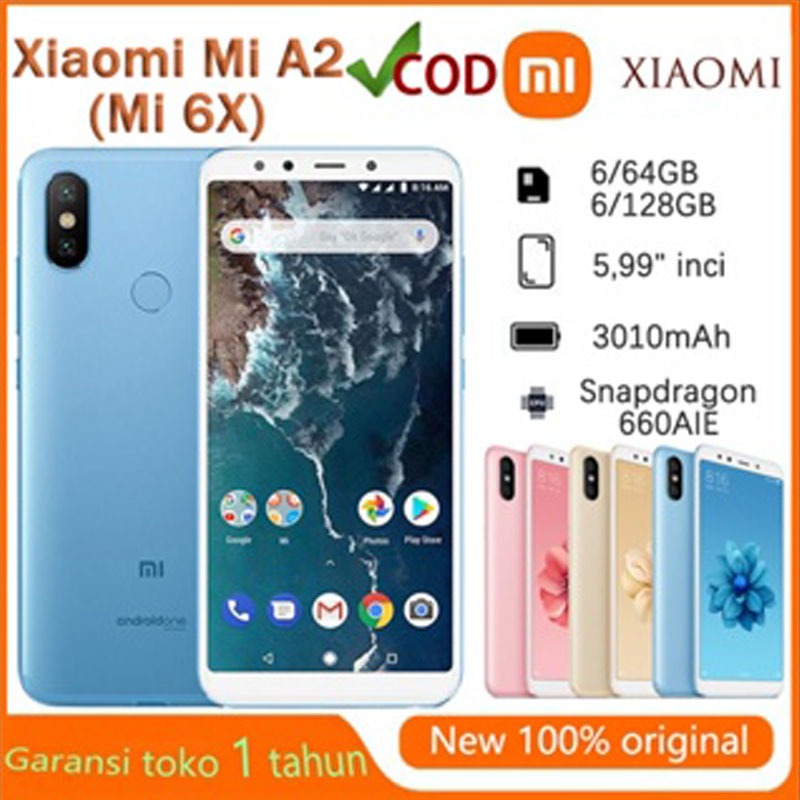 Jual Xiaomi Mi Note 2/Xiaomi Mi 6X /MI A2 Edge (lengkung) Ram 4+64gb/6+128gb Handphone 4070 mAh ...