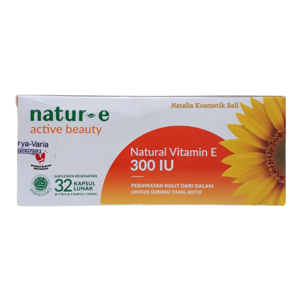 Jual [ Natol-8 ] Natur-e Active Beauty - Natural Vitamin E 300 IU ( 32 ...