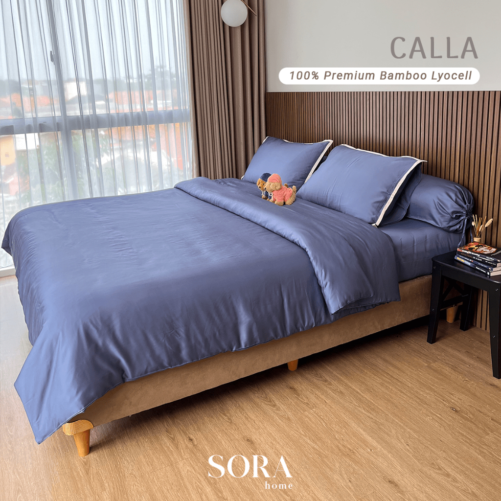 Jual SORA Calla Bedding Set - Premium Bamboo Lyocell 300TC Fitted Bed ...