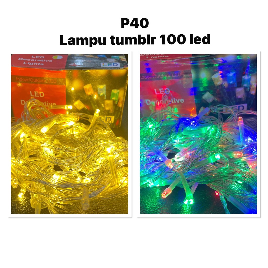 Jual Lampu Tumblr 10 mtr (100 led) | Shopee Indonesia