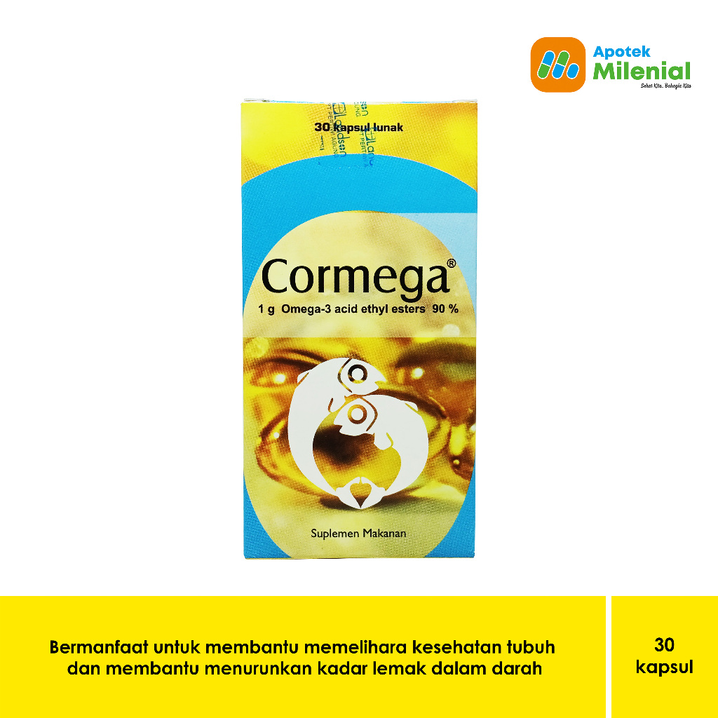 Jual Cormega 30 Kapsul - Omega 3 EPA DHA | Shopee Indonesia