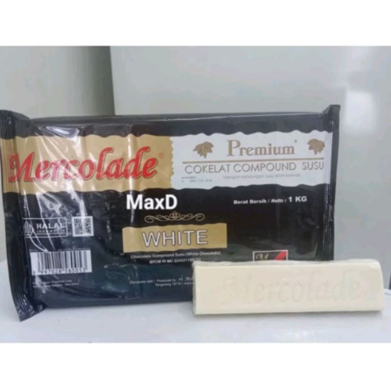 Jual Mercolade Cokelat Perbatang/Potongan White /Putih 1Pcs | Shopee ...