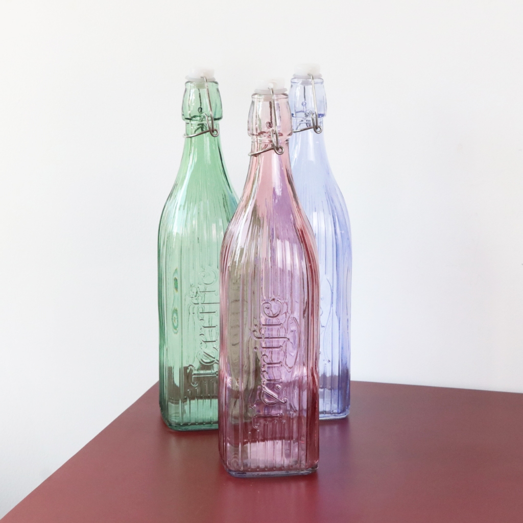 Jual Botol Kaca Botol Minum isi ulang 1 lt alas Kotak ZD18QY | Shopee ...