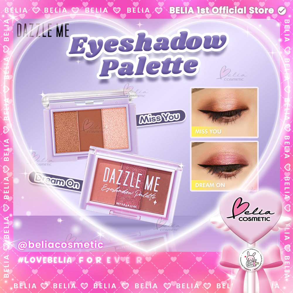 Jual BELIA DAZZLE ME Cutie Pie Eyeshadow Palette 3 Colors | Eye Shadow ...