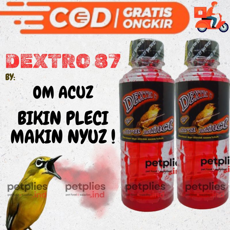 Jual DEXTRO 87 ORIGINAL DOPING MULTIVITAMIN PLECI SOGON KOLIBRI KEMASAN ...