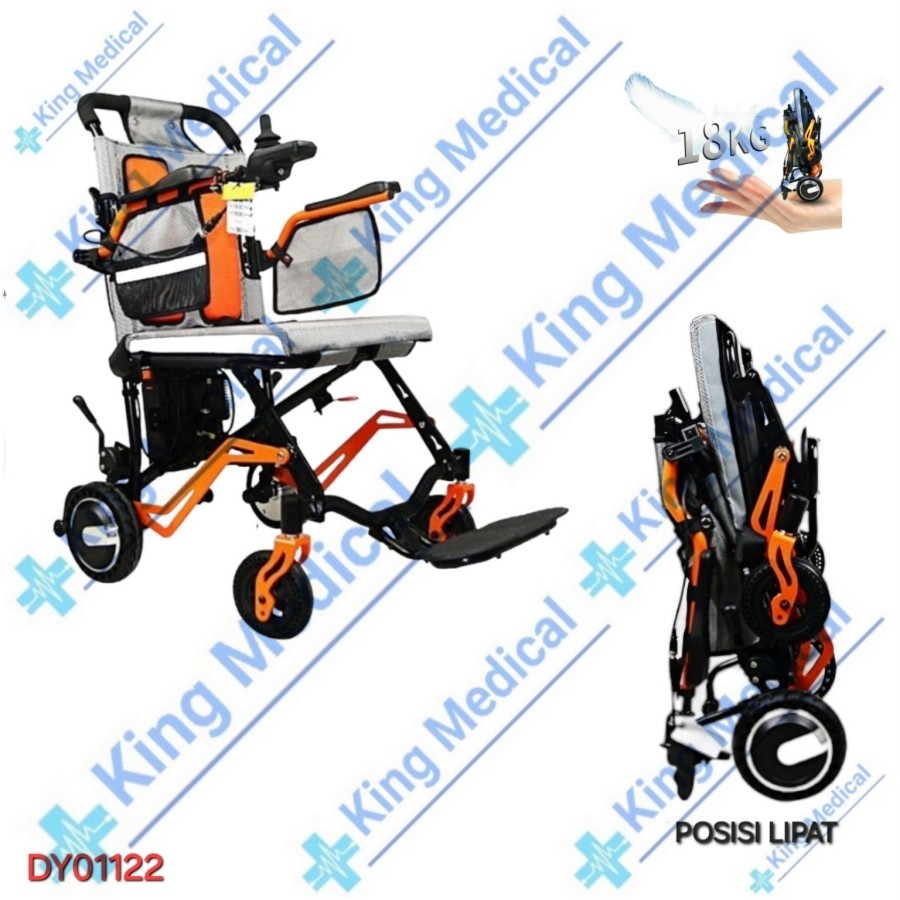 Jual Kursi Roda Elektrik Alumunium Ringan (18kg) Electric Wheelchair ...