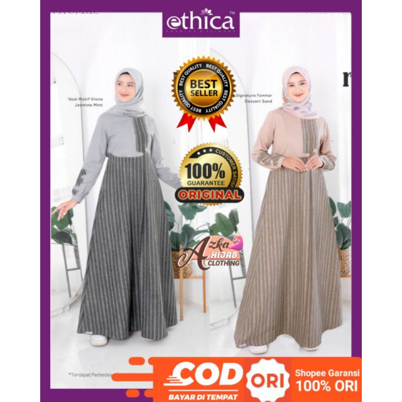 Jual GAMIS ETHICA RAINAMI 22 ORIGINAL / GAMIS ETHICA 2024 / GAMIS SIMPLE ELEGAN / GAMIS MODERN ...