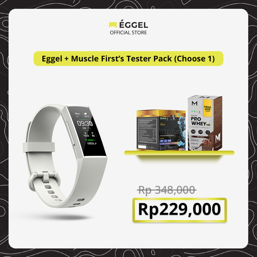 Jual Eggel Verve Amoled Smartband / Smart Band / SmartWatch / Smart ...