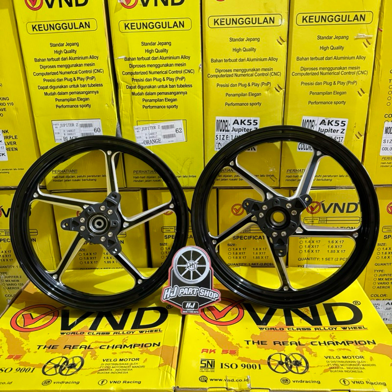 Jual VELG VND AK 55 RING 14 NMAX NEW 185x14 & 215x14 AK55 MODEL ENKEI VND Velg Racing AK 55 ...