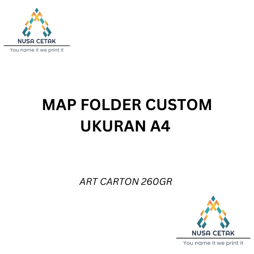 Jual Cetak Custom MAP Folder Ukuran A4 | Shopee Indonesia