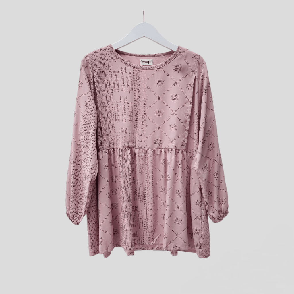 Jual Baju Menyusui Blouse Atasan Hamil Busui Bukaan Samping Kanan Kiri ...