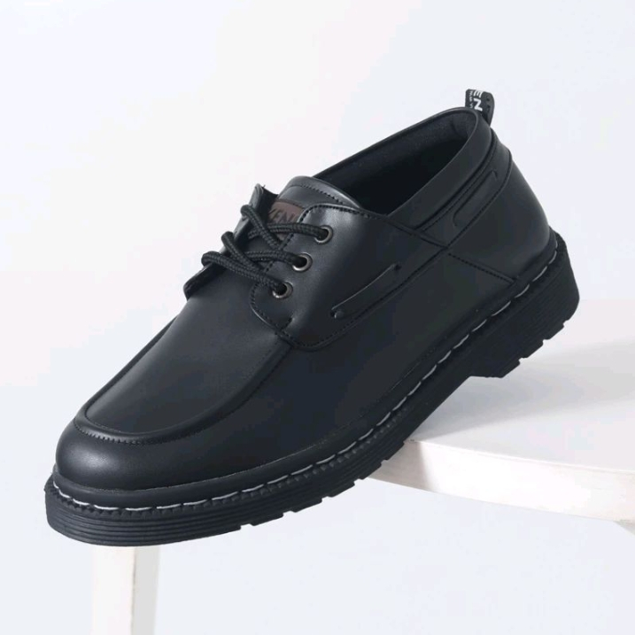 Jual Kenfa - Loren Black Sepatu Formal Pria Wanita Casual Kerja Kantor ...