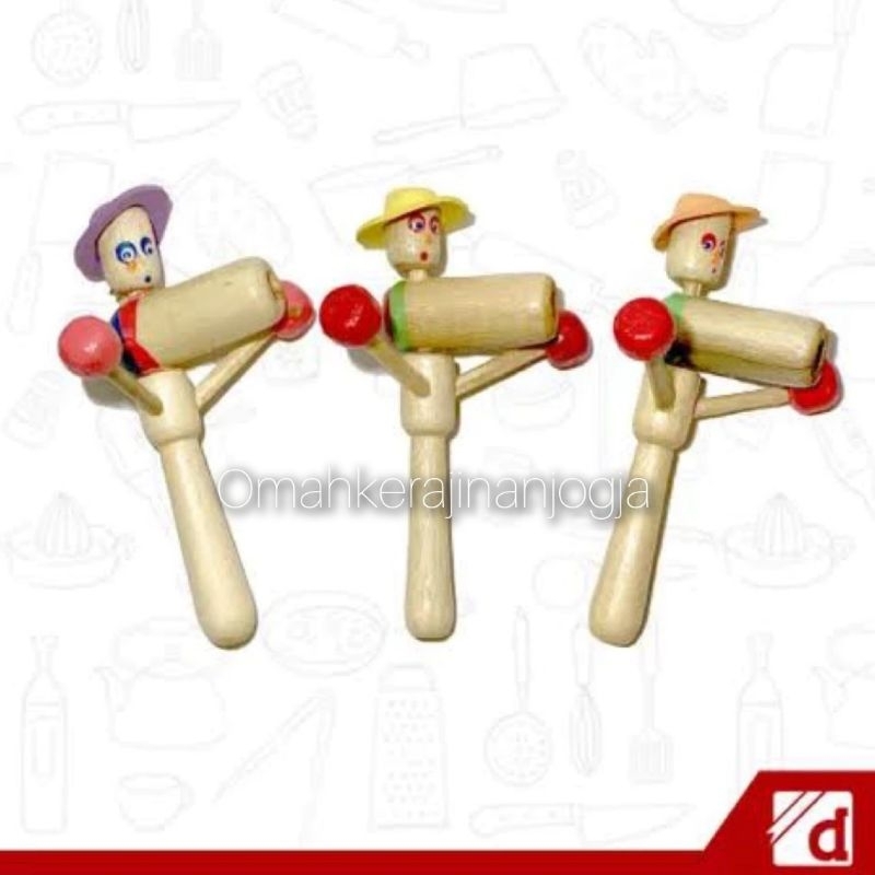 Jual mainan jadul etek etek pinokiyo kayu . otok otok jadul | Shopee ...