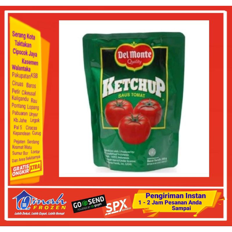 Jual Saos Tomat Delmonte 200g, Saus Tomat, Frozen Serang | Shopee Indonesia