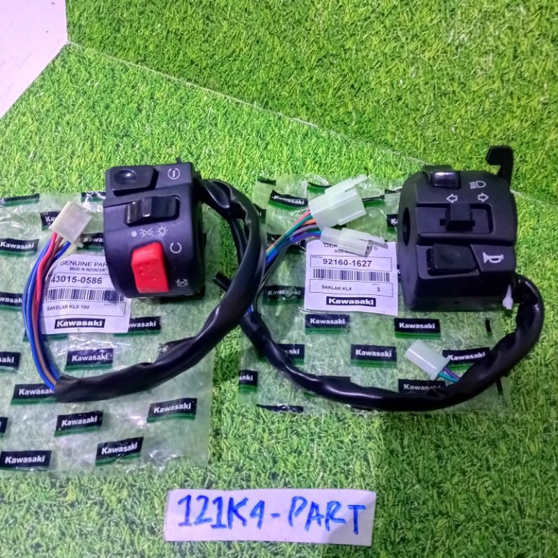 Jual saklar holder lampu kiri kanan Kawasaki KLX 150 1 set | Shopee Indonesia