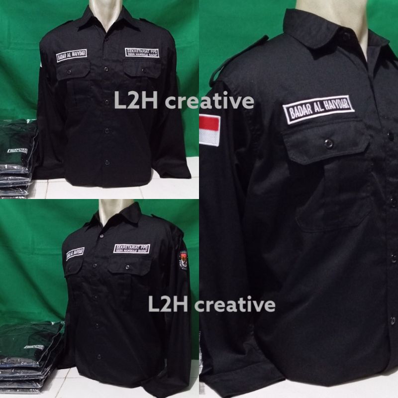 Jual baju seragam KPPS PPS PPK KPU model nama logo pake perekat ...