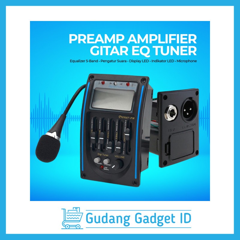 Jual Preamp Amplifier Pre Ampli Gitar EQ Prener-PM Tuner dengan ...