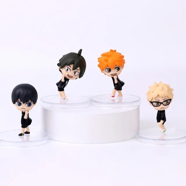 Jual Figure Haikyuu set 4 pcs Series Hinata Shoyo Tobiyo Kageyama Kei ...