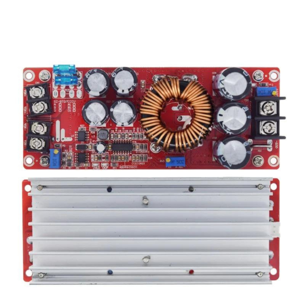Jual High Power DC DC Step Up 10-60V to 12-80V Boost Converter I 1200W ...